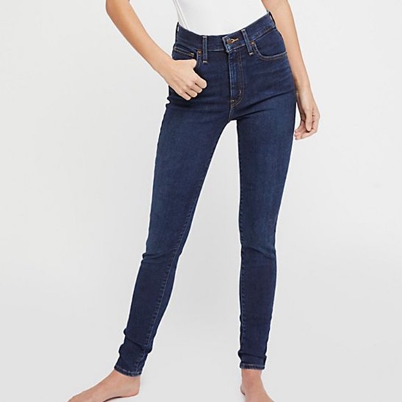 Levi's | Jeans | New Levis Mile High Super Skinny In Jet Setter | Poshmark
